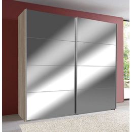 wimex Schwebetürenschrank Easy Plus (1-St) 180x65x210cm eiche sägerau Vollspiegel