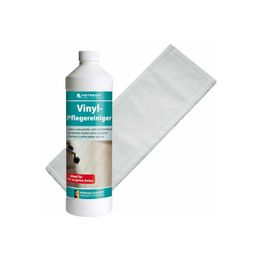 HOTREGA® Vinyl Pflegereiniger 1 Liter inkl. Microfasermopp Fussbodenreiniger