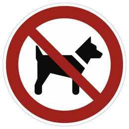 König Werbeanlagen König Werbeanlagen Hinweisschild Mitführen von Hunden verboten ISO 7010