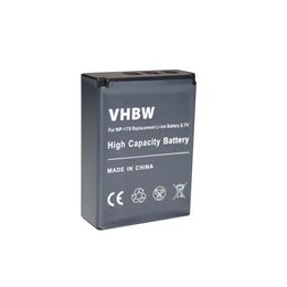 vhbw kompatibel mit Easypix DVX5233 Kamera-Akku Li-Ion 1300 mAh (3