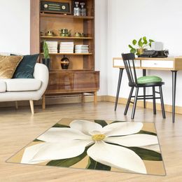 Teppich Magnolie auf Gold I