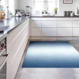 Teppich Blauer Horizontaler Farbverlauf