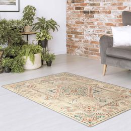 Teppich Teppich mit Bandana Muster Vintage