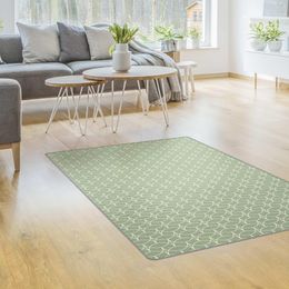 Teppich Art Deco Wellenbrecher Muster