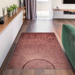 Teppich Boho Japan Sonne