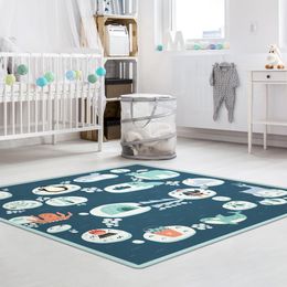 Spielteppich Antarktis - Eisbär Rudi möchte Fisch