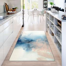 Teppich Indigo & Rouge I