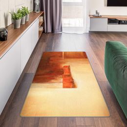 Teppich Balance Orange Braun