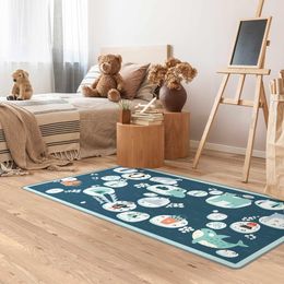 Spielteppich Antarktis - Eisbär Rudi möchte Fisch