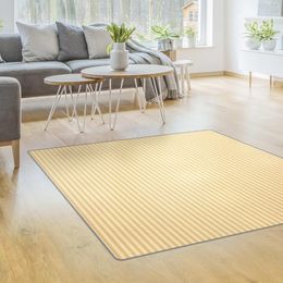 Teppich No.YK46 Streifen Gelb Beige