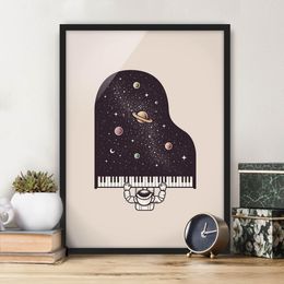 Bild mit Rahmen Kosmische Melodie