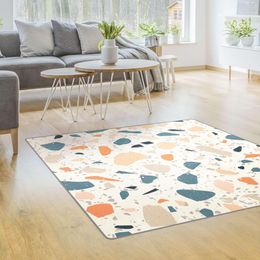 Teppich Detailliertes Terrazzo Muster Asti