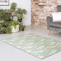 Teppich Vintage Muster Zweig mit Blättern