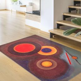 Teppich Wassily Kandinsky - Kreise und Linien