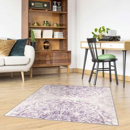 Teppich Mandala Aquarell Ornament violett