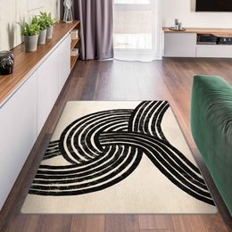 Teppich Knoten schwarz