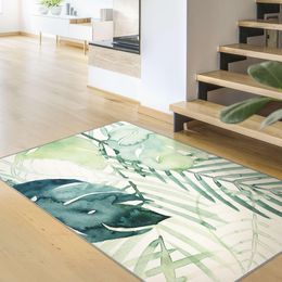 Teppich Palmwedel in Wasserfarbe I