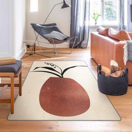 Teppich Grafische Pflanzenwelt - Maiglöckchen
