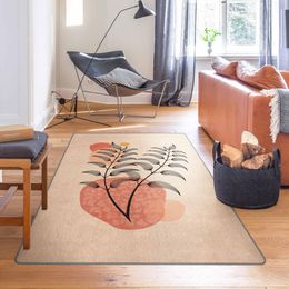 Teppich Boho Blätterzweig V