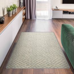 Teppich Striche in Beige