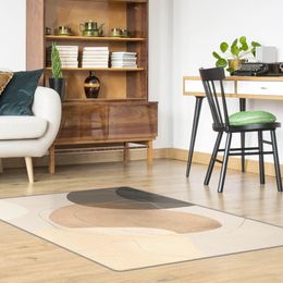 Teppich Verspielte Impressionen in Beige