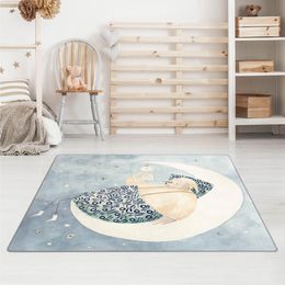 Teppich Bett im Mond
