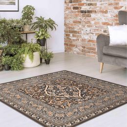 Teppich Prächtiger Ornamentteppich braun