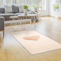 Teppich Glitzerndes Herz