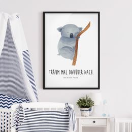 Bild mit Rahmen Koala - Tr&auml;um mal