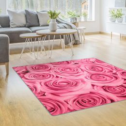 Teppich Rosa Rosen