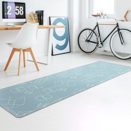 Teppich Dreidimensionale Objekte mit Rahmen