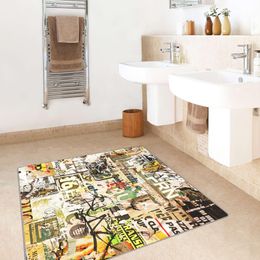 Teppich Alte Plakatwand