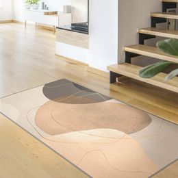 Teppich Verspielte Impressionen in Beige