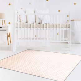 Teppich No.YK37 ZickZack Muster Rosa