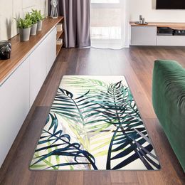 Teppich Exotisches Blattwerk - Palme