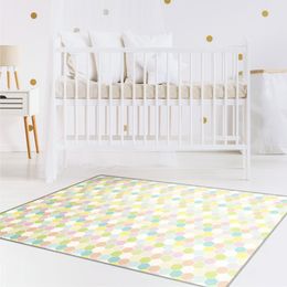 Teppich No.YK52 Sechseck Pastell