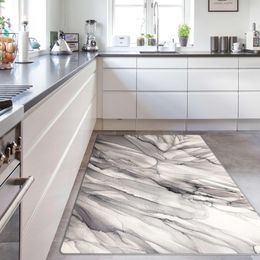 Teppich Felslinien in grau