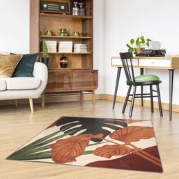 Teppich Tropische Boho Blätter