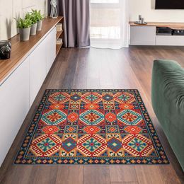 Teppich Farbenfroher Kelim Teppich