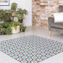 Teppich Orientalisches Muster mit bunten Blüten