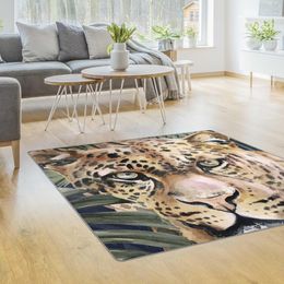 Teppich Leopard im Dschungel