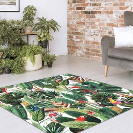 Teppich Bunter tropischer Regenwald Muster
