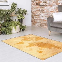 Teppich Vintage Weltkarte