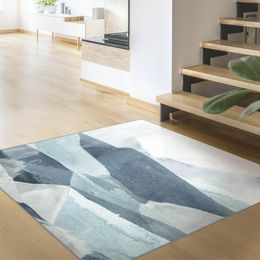 Teppich Wogen in Blau IV