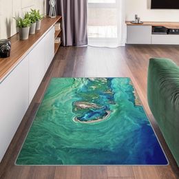 Teppich NASA Fotografie Kaspisches Meer