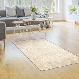 Teppich Mandala Aquarell Muster Ornament beige