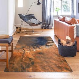 Teppich NASA Fotografie Marskrater