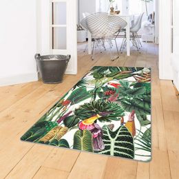 Teppich Bunter tropischer Regenwald Muster