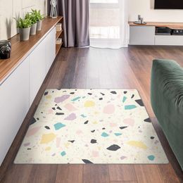 Teppich Detailliertes Terrazzo Muster Capri