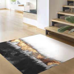 Teppich Goldspuren in Aquarell